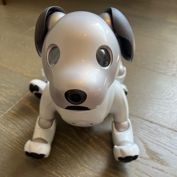 Sony | Other | Sony Aibo Ers00 Entertainment Robot Dog Ivory White ...